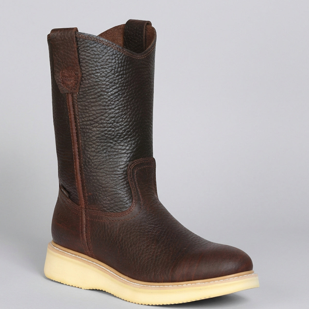 Establo Men's Bull Fighter Honey Brown Pull-On Work Boots