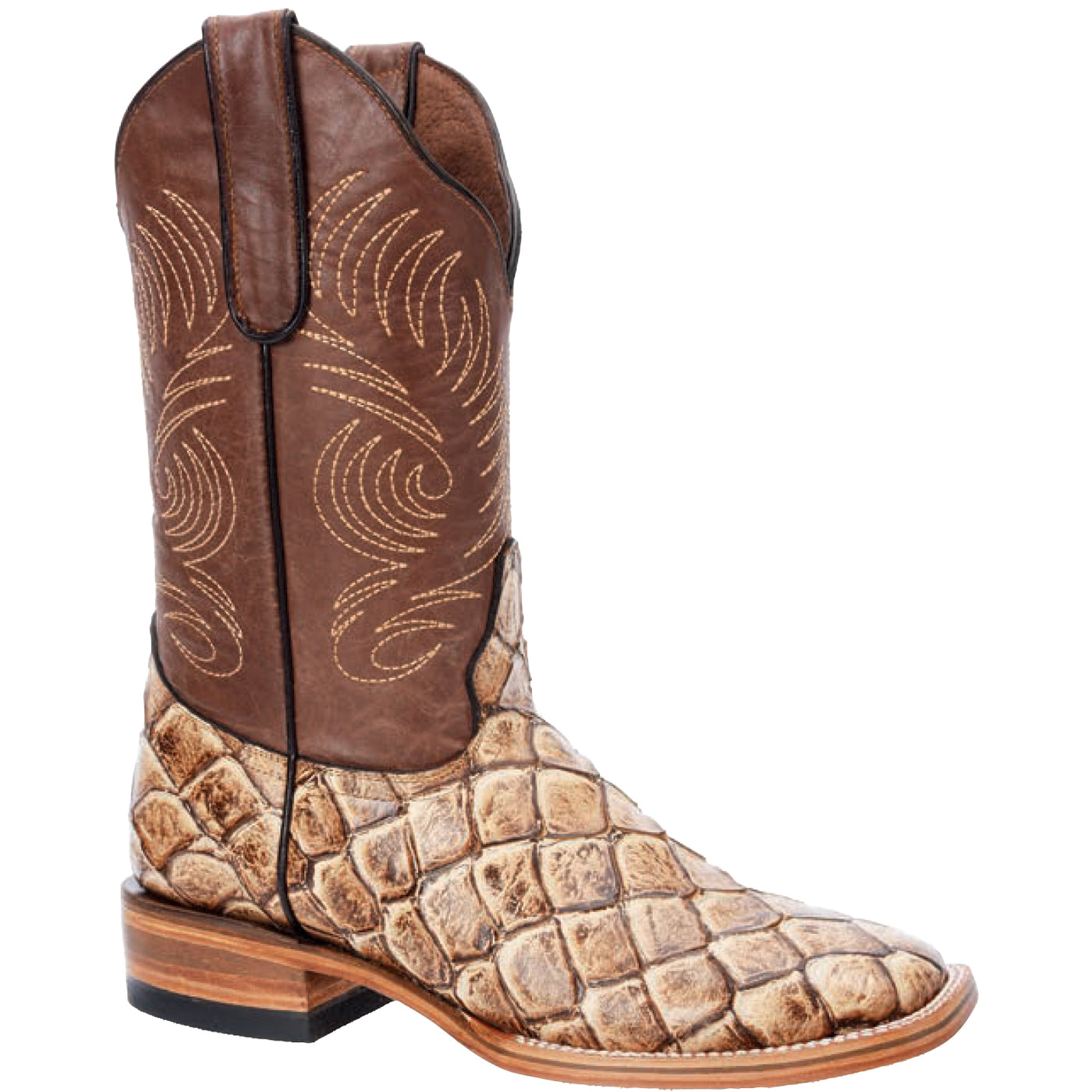 Fish Print Boots | White Diamonds Boots