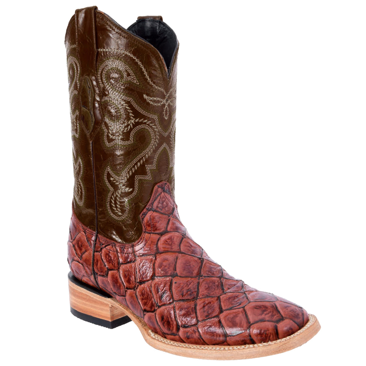 Fish Print Boots | White Diamonds Boots