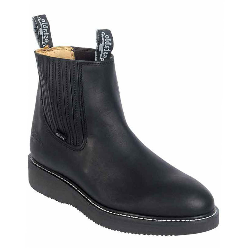 Establo Short Pull On Work Boots – VAQUERO BOOTS