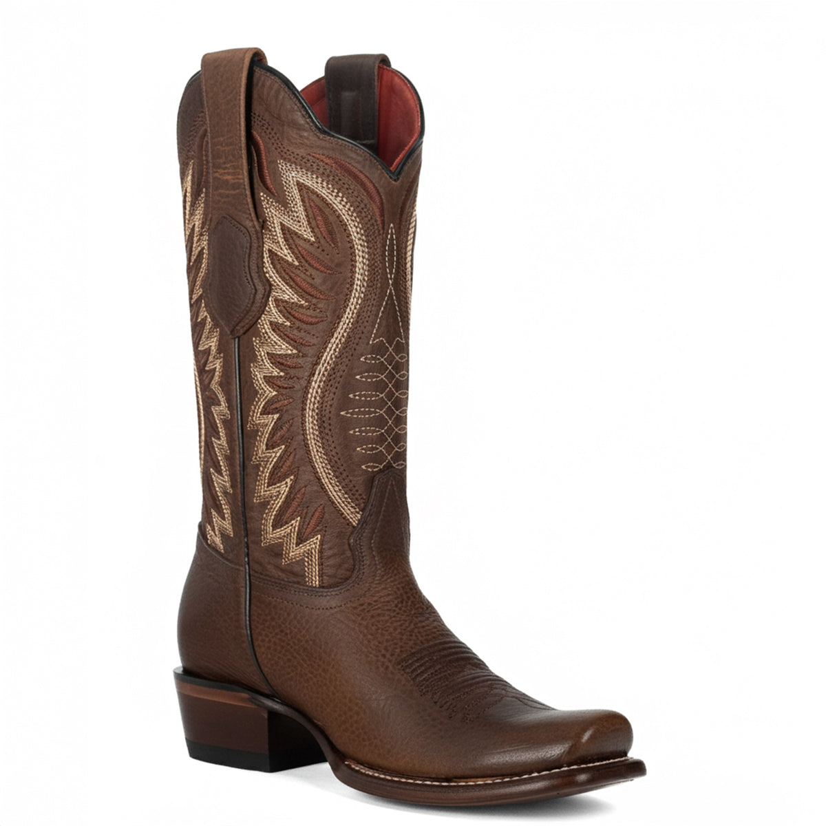 Walnut Women's Cowboy Boots Semi Square Toe