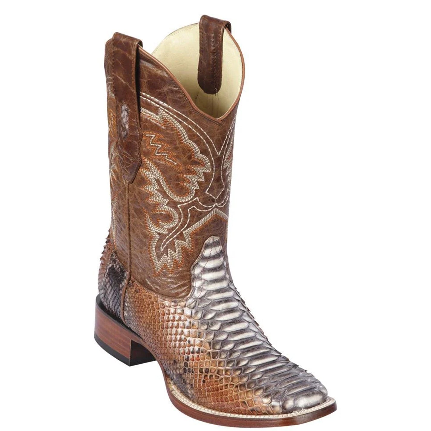 Men's Python Square Toe Boots | Los Altos Boots