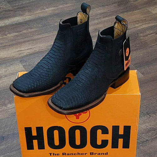 Python Print Short Cowboy Boots | Hooch Boots