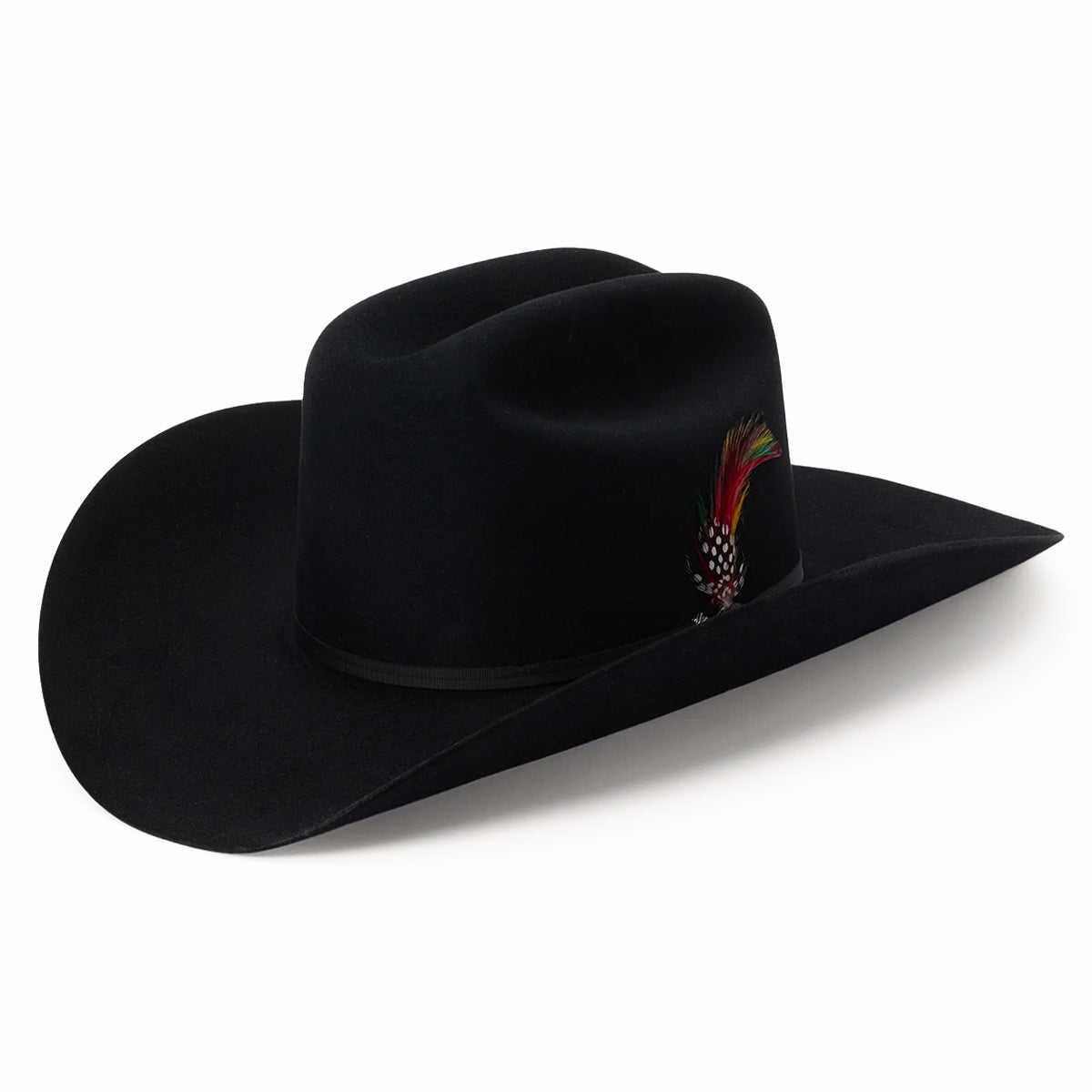 Stetson 6x Spartan Black Cowboy Felt Hat | Made in the USA 🇺🇸