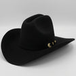 Tombstone Quarter Horse Cowboy Hat - 6" Crown Black Felt | Handcrafted ...