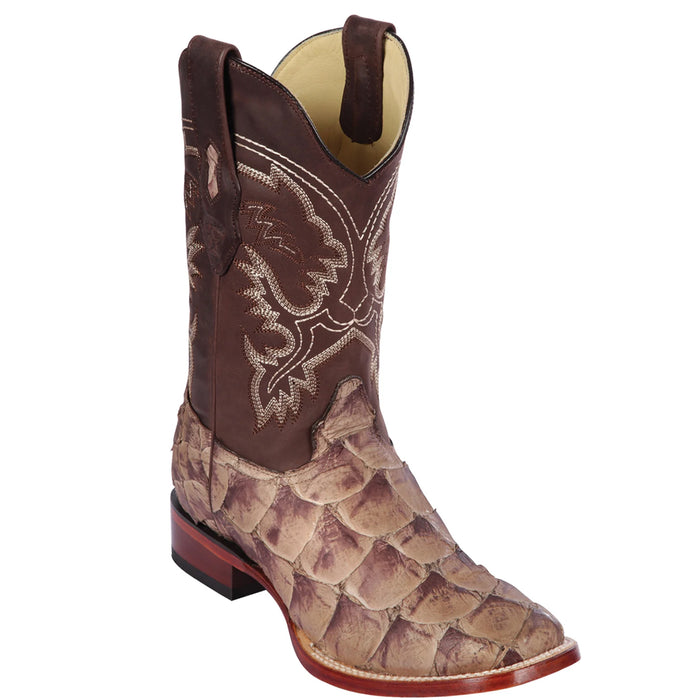 Pirarucu Boots - Authentic Fish Leather Western Boots