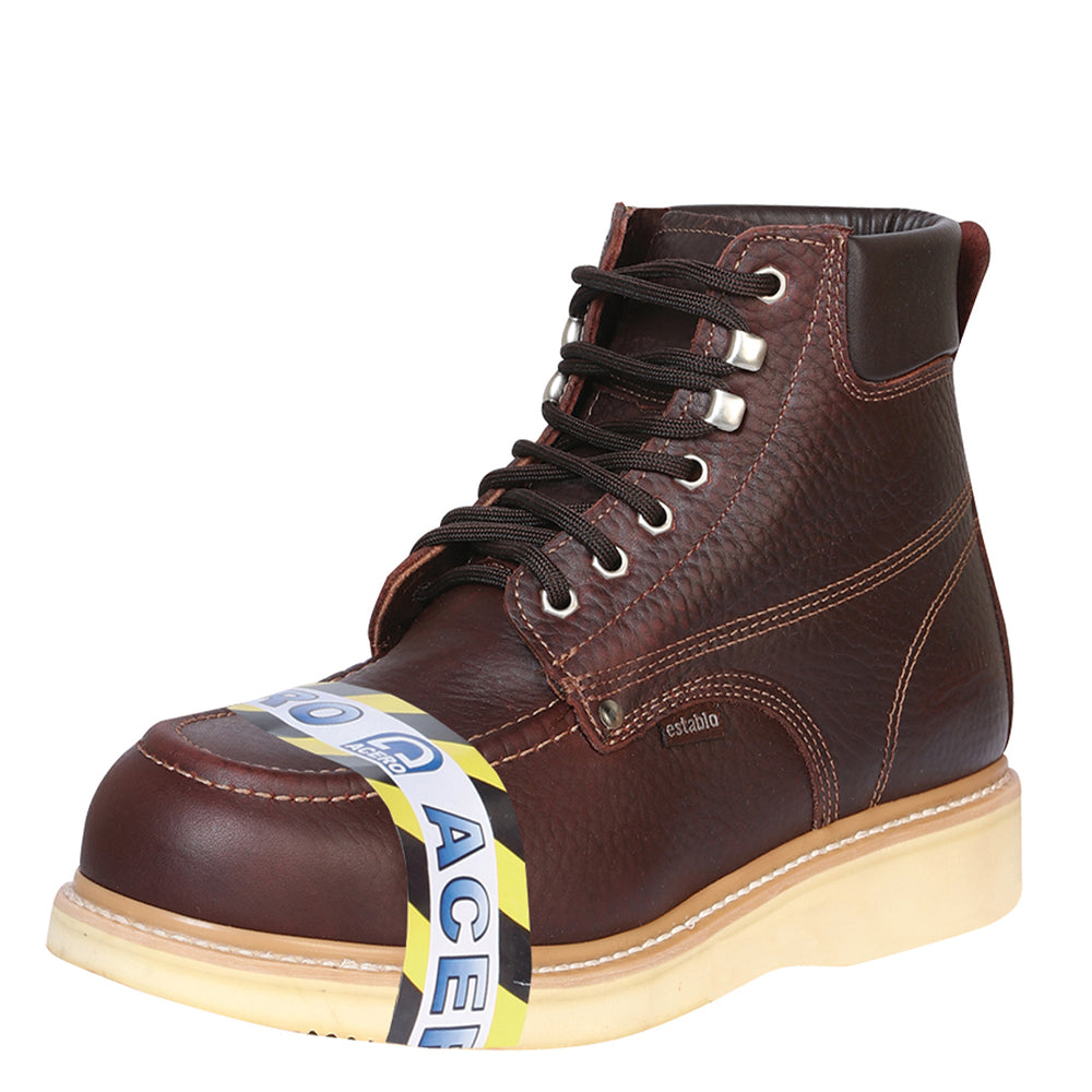 Steel Toe Moc Toe Work Boots