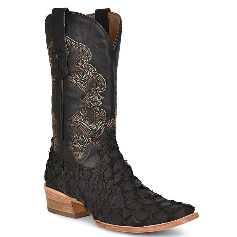 Black Pirarucu Boots | Corral Boots