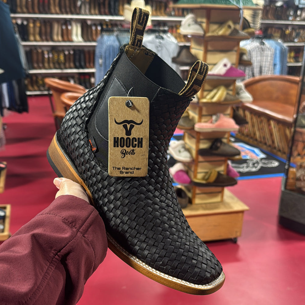 Ankle Braided Boots | Hooch Boots Square Toe