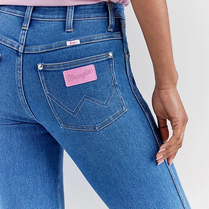 Wrangler X Barbie™ High Rise Bootcut Jeans