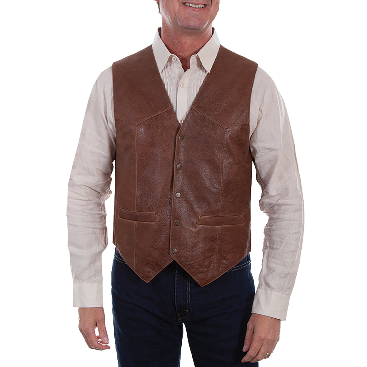 Scully Leather Men's Western Vest