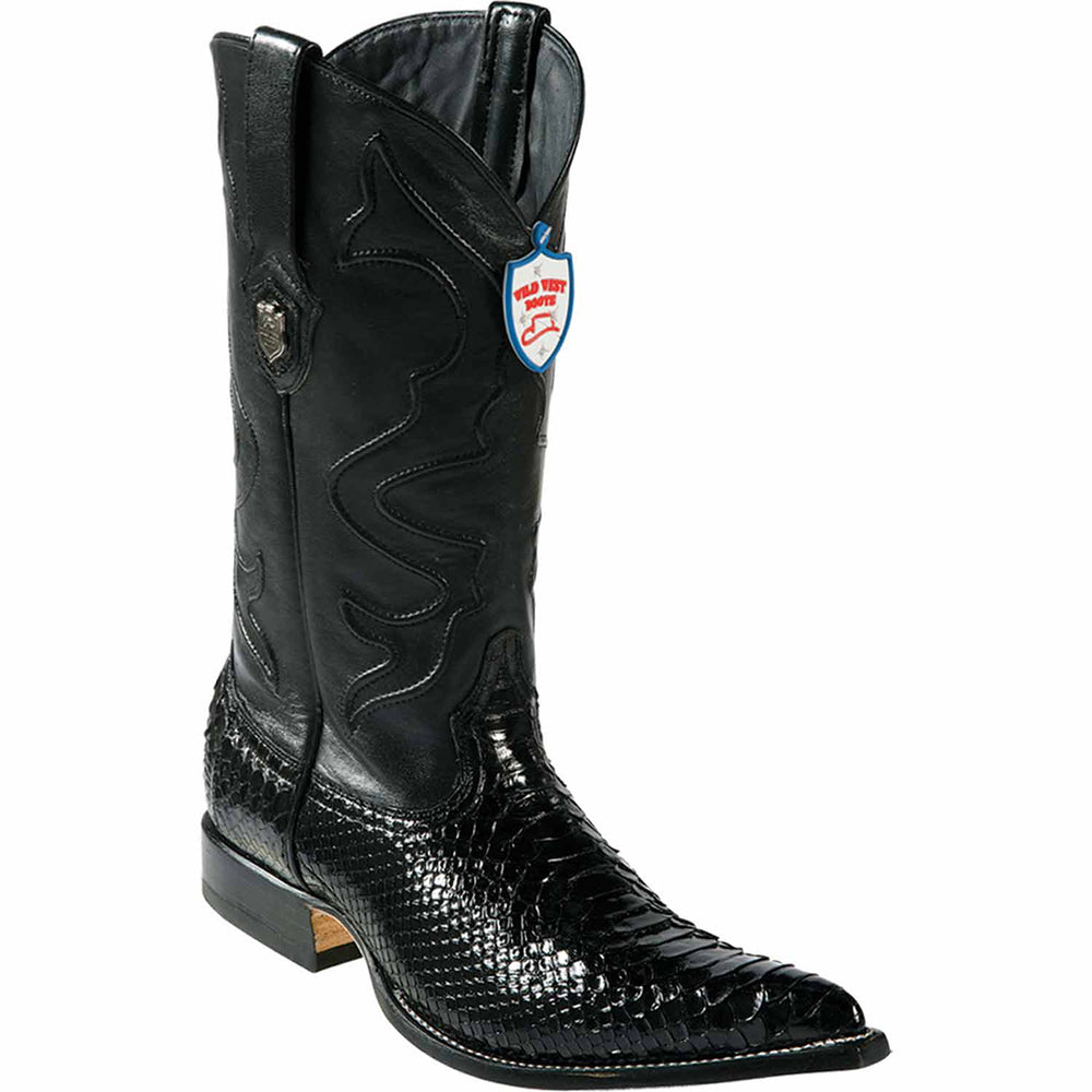 Python Snakeskin Cowboy Boots - Pointy Toe Pointed Toe