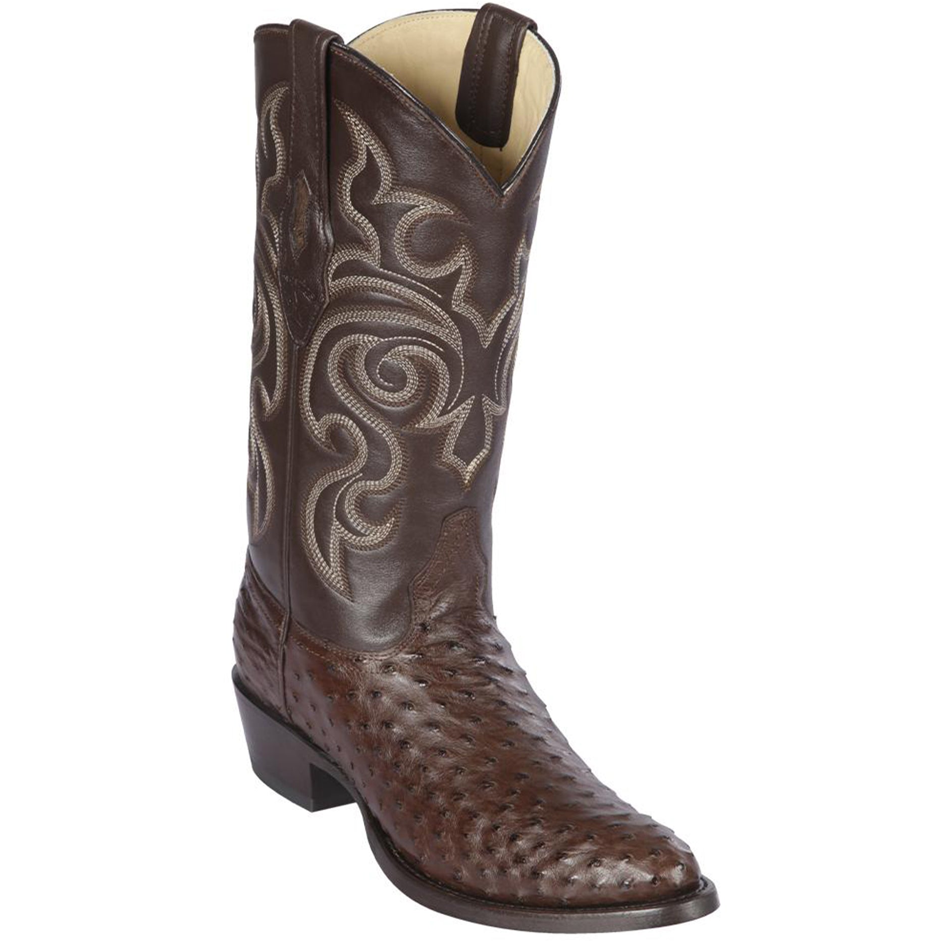 Los Altos Botas De Avestruz Cafes