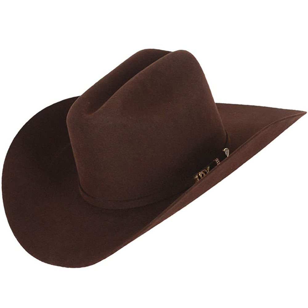 10x Brown Felt Cowboy Hats | Serratelli Hat Company